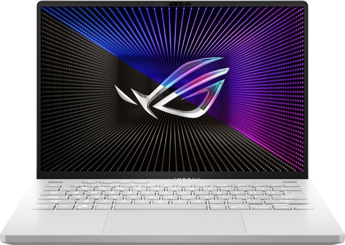 ASUS Zephyrus G14 Moonlight White Gaming Laptop 14.0" 165 Hz WQXGA (AMD Ryzen 9 7940HS 8-Core, GeForce RTX 4060 8GB, 24GB DDR5, 1TB PCIe SSD, RGB KYB, WiFi 6, BT 5.3, Win 11 Home)