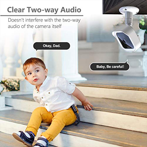 All-New Blink Outdoor Camera Housing and Mounting Bracket, 3 Pack Protective Cover and 360 Degree Adjustable Mount with Blink Sync Module Outlet Mount for Blink Camera Security System (White)