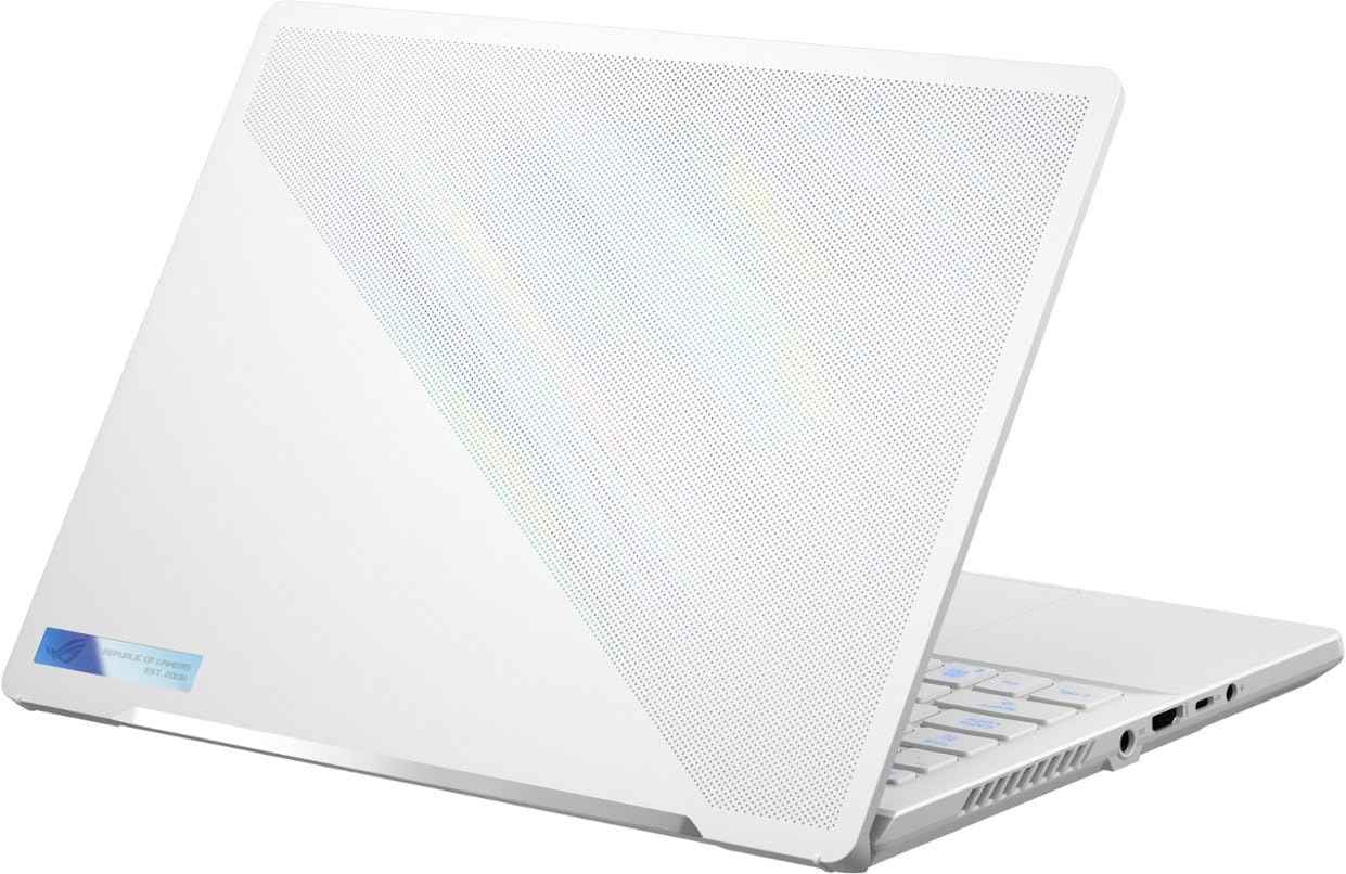 ME2 MichaelElectronics2 ASUS Zephyrus G14 Moonlight White Gaming Laptop 14.0" 165 Hz WQXGA (AMD Ryzen 9 7940HS 8-Core, GeForce RTX 4060 8GB, 24GB DDR5, 512GB PCIe SSD, RGB KYB, WiFi 6, Win 11 Home)