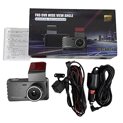 Vehicle Dashcam, Dashcam for Cars, 4K H D 1080P Built in G Sensor Dashcam Front and Rear, IPS GPS Display Car Video Cam Recorder, Night Vision Dashboard Parking Car Camera for Trucks SUVs