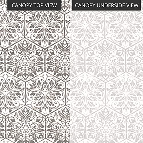 Garden Winds Replacement Canopy for The Hampton Bay Arched Pergola - Standard 350 - Damask Beige
