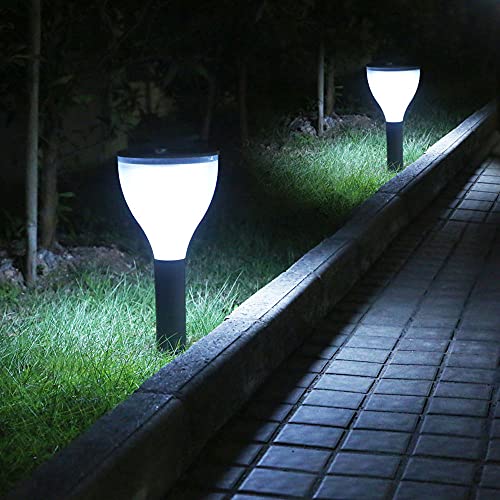 Garden Post Light Solar LED Pillar Light Solar Outdoor Lighting Outdoor Post Light Fixtures Deck Lawn Pillar Lamp for Courtyard Outdoor Street Lamp (21 * 12 * 45cm) (A 21