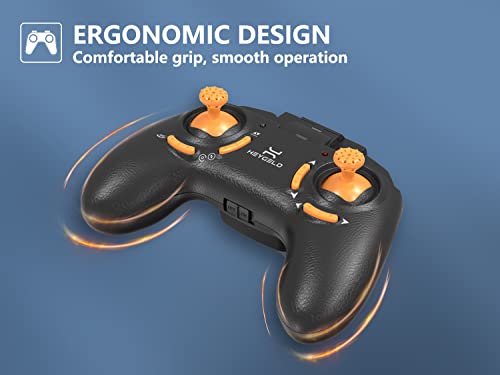 Heygelo S90 Drone with Camera for Adults, 1080P HD Mini FPV Drones for Kids Beginners, Foldable RC Quadcopter Toys Gifts for Boys Girls with Altitude Hold, Voice/Gesture Control, 3 Speeds, 2 Batteries