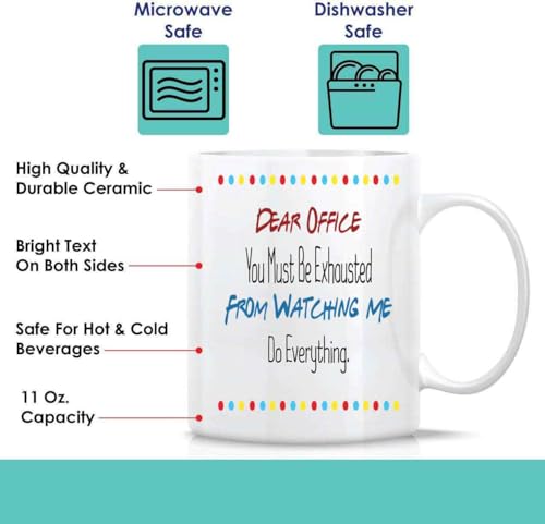 Sarcasm Gift for Secretary Clerks, an Ideal Housewarming Present for Women Humor, Sarcastic Quote on 11 Oz White Ceramic Coffee Mug