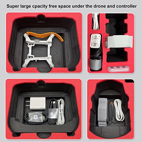 FPVtosky Mini 3 Pro Hard Case for DJI Mini 3 / Mini 3 pro, Waterproof Carrying Case for Mavic mini 3 pro, Outdoor Travel Portable Case for DJI Mini 3 / Mini 3 Pro with DJI RC Controller Accessories