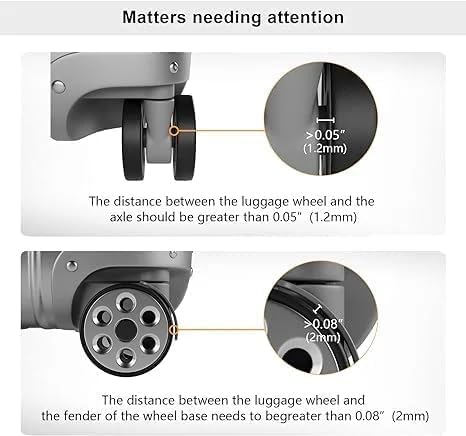 Loopyaura 12PCS Suitcase Wheel Covers, Luggage Wheel Covers Reduce Noise, Silicone Suitcase Wheel Cover, Luggage Compartment Wheel Protection Cover (Purple)