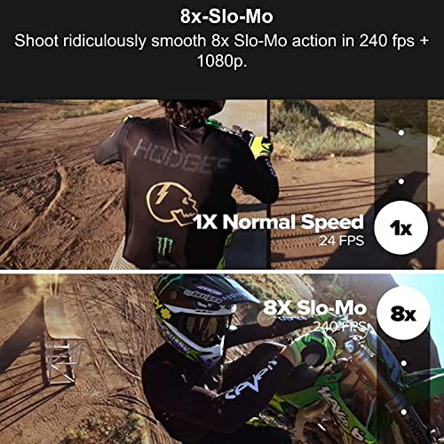 GoPro HERO8 Black Bundle: Includes HERO8 Black Camera, Rechargeable Battery (2 Total), Protective Housing, and Carrying Case