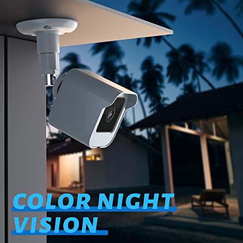 MROUNT Wyze Cam V3 Wall Mount, Weatherproof Protective Housing with 360 Degree Adjustable Mount Bracket Outdoor and Indoor, Security Camera System Accessories (WHITE-3Pack)