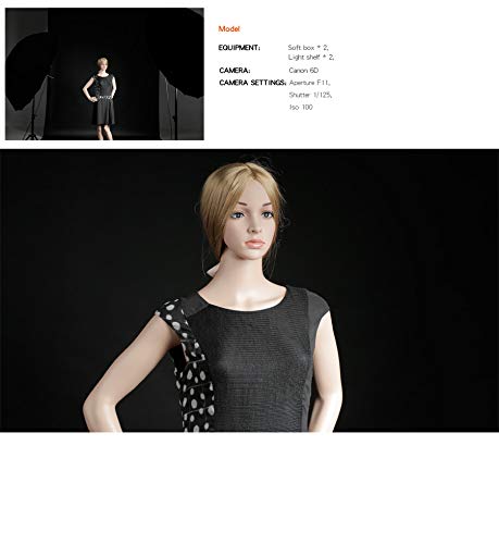 Godox 70 inch 178cm Black White Reflective Umbrella Studio Photography Umbrella with Large Diffuser Cover (1PCS)