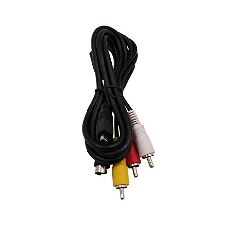 WYMECT AV A/V Audio Video TV-Out Cable VMC-15FS Video Cable Cord for Sony Handycam Camcorder DCR-D/H/I/S HDR-C/H/S/T/U/X and More Models