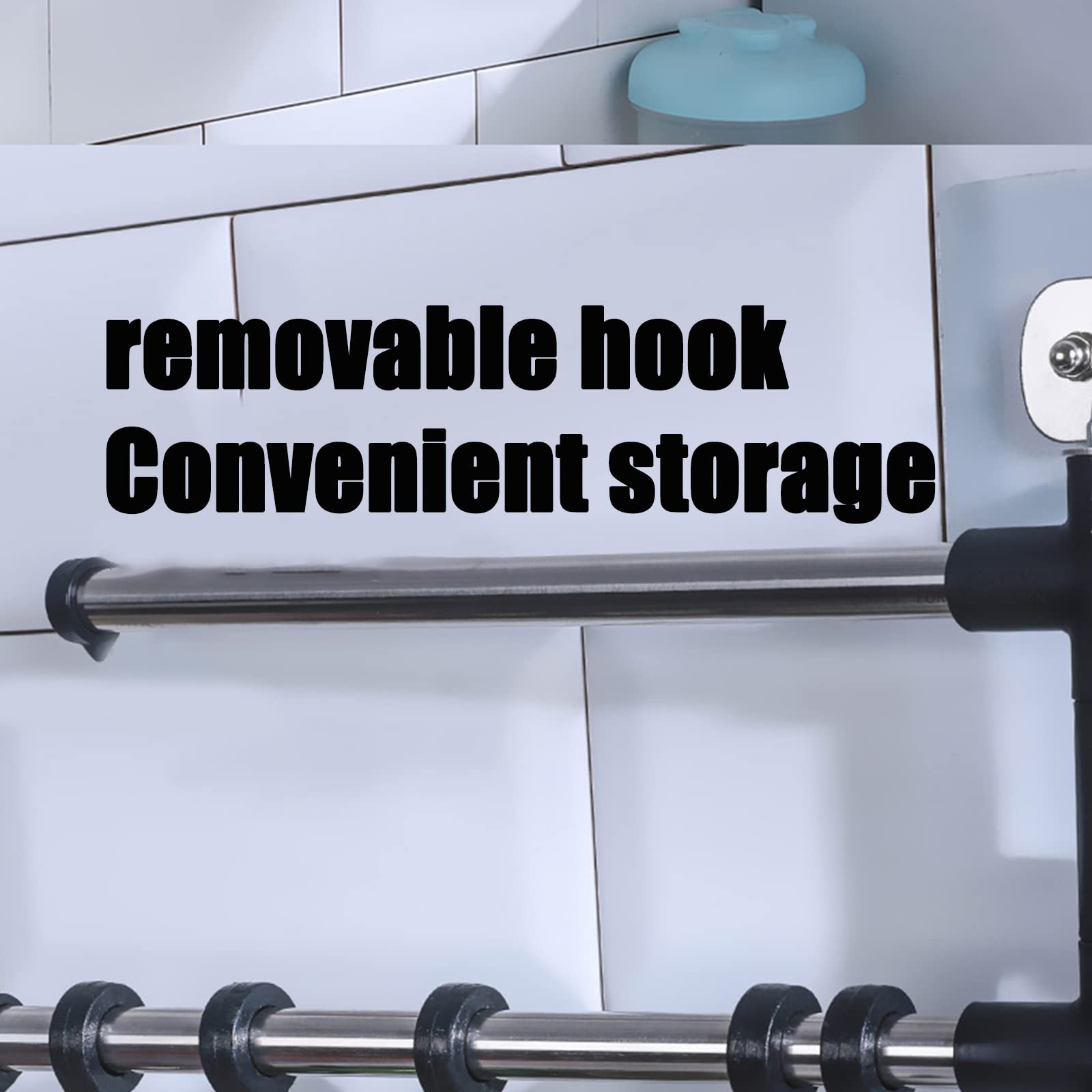 Multifunctional Organizer Wall Mounted Swivel Kitchen Utensil Holder 3 Tiers Towel Rack Hanging Storage Rack No Drilling Towel Holders for Bathroom Kitchen Cabinet Inside Wall Mounted