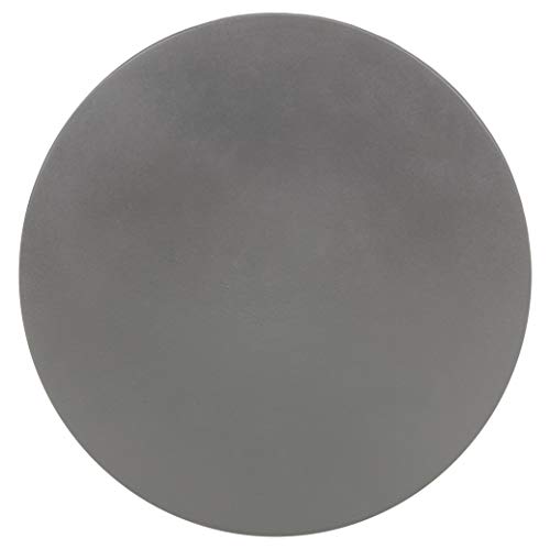 Safavieh Outdoor Collection Aishi Modern Concrete Dark Grey Round 17.7-inch Accent Table