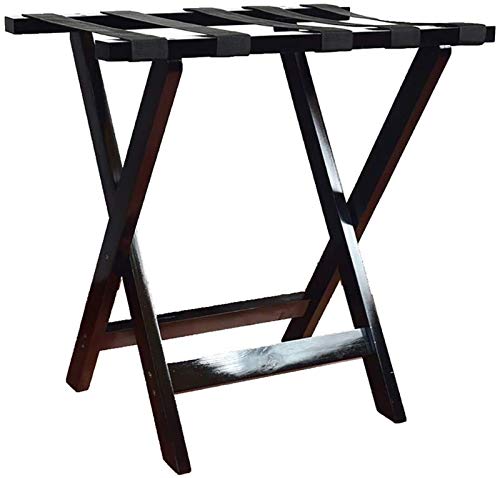 Professional Hotel Suitcase Support - Folding Luggage Racks | Solid Wood Luggage Storage Rack for Guest room | Travel Bag Stand | Household Hanger Furniture Landing Shelf