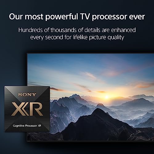 Sony XR55X90L 55 Inch 4K BRAVIA XR Full Array LED Smart Google TV with a 5S-4KHD2-2.5M V-Series 2.5m Premium 4K HDR HDMI Braided Cable (2023)(USED)