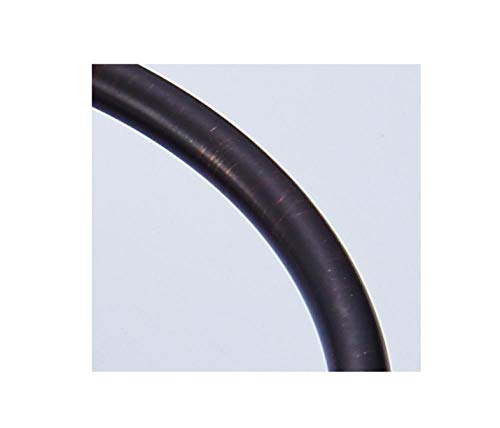 Towel Ring,Coat Hook,Towel Hooks,Black Round Twist Towel Hanging Ring Towel Rack Ring Hand Towel Rack Brass 1 Free Punch (Size : 1 Punch)