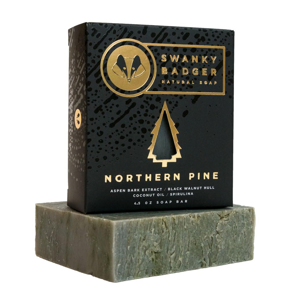 Swanky Badger Natural Soap Bar – Northern Pine