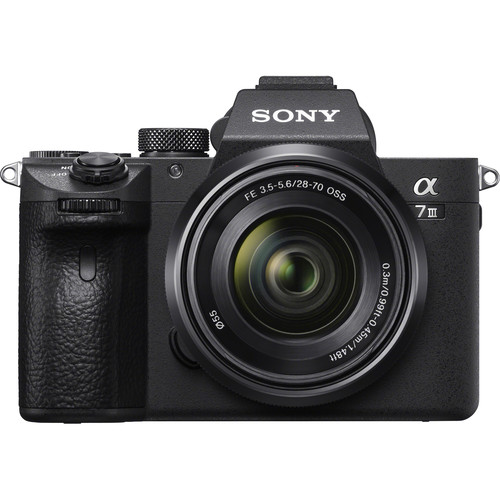 Sony a7 III Mirrorless Camera with 28-70mm & 55-210mm Lens Bundled Kit + Accessory Package with 420-800mm Zoom Telephoto, LED Light, Filters, 64GB Extreme SD, Case, & Editing Software Package