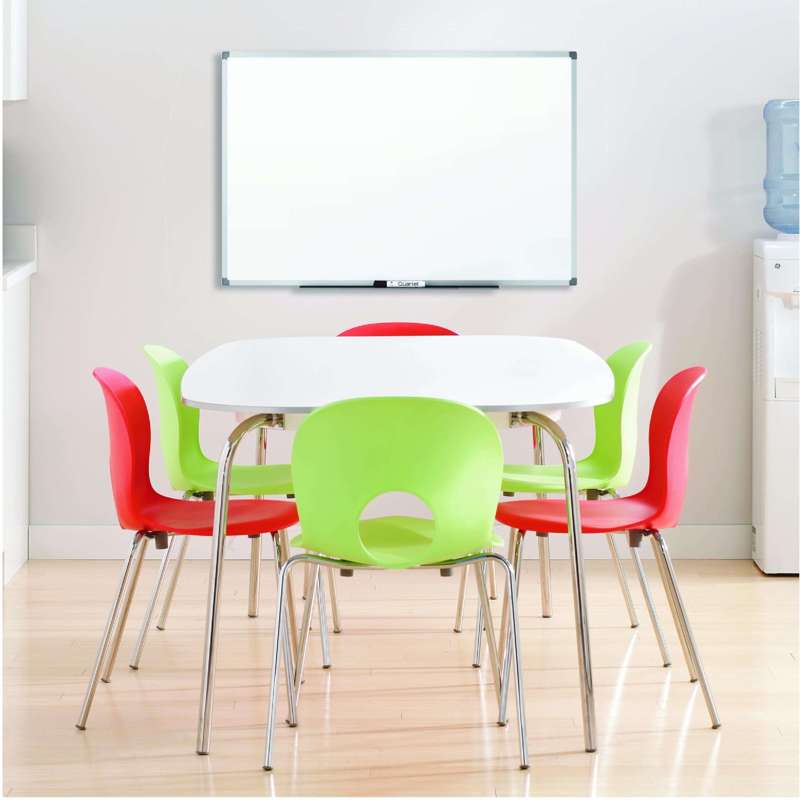 Mead Dry Erase Board, Whiteboard / White Board, 24 x 18 Inches, Silver Finish Aluminum Frame (85355)