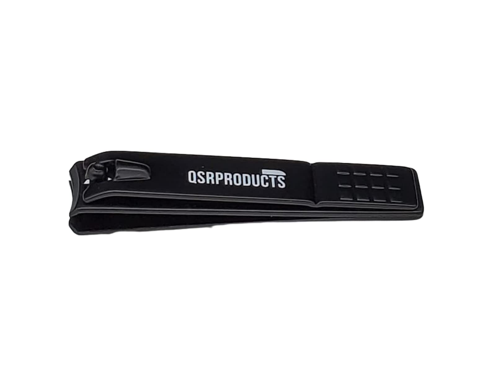 QSRProducts 3 Pc Nail Clipper Set - Finger, Toe and Straight Edge Clipper - Black Matte Stainless Steel