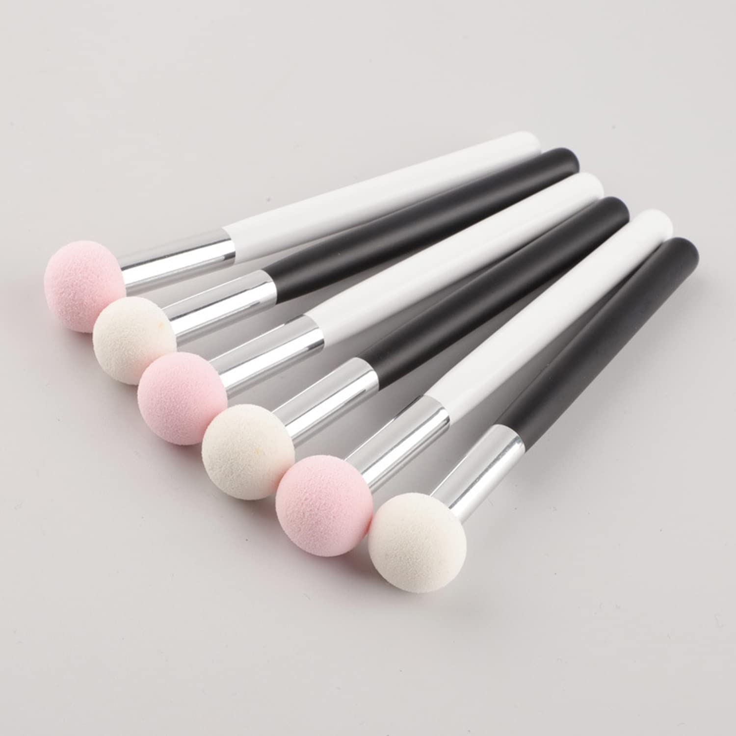 SALOCY Mushroom Powder Puff,6 Pieces Foundation Sponge Powder Puff Sponge Make Up Brushes, Concealer Brush Sponge for Women Girls…