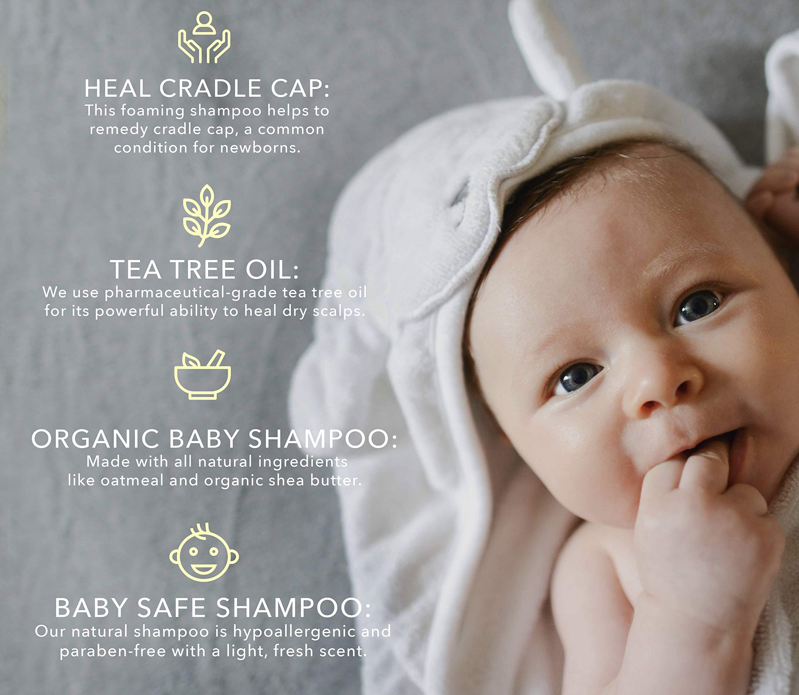 BELLA B Cradle Cap Shampoo & Cradle Cap Scalp Treatment And Conditioner - Baby Shampoo And Conditioner - Cradle Cap Shampoo For Babies - Kid Shampoo - Dry Scalp Shampoo And Conditioner For Dry Scalp