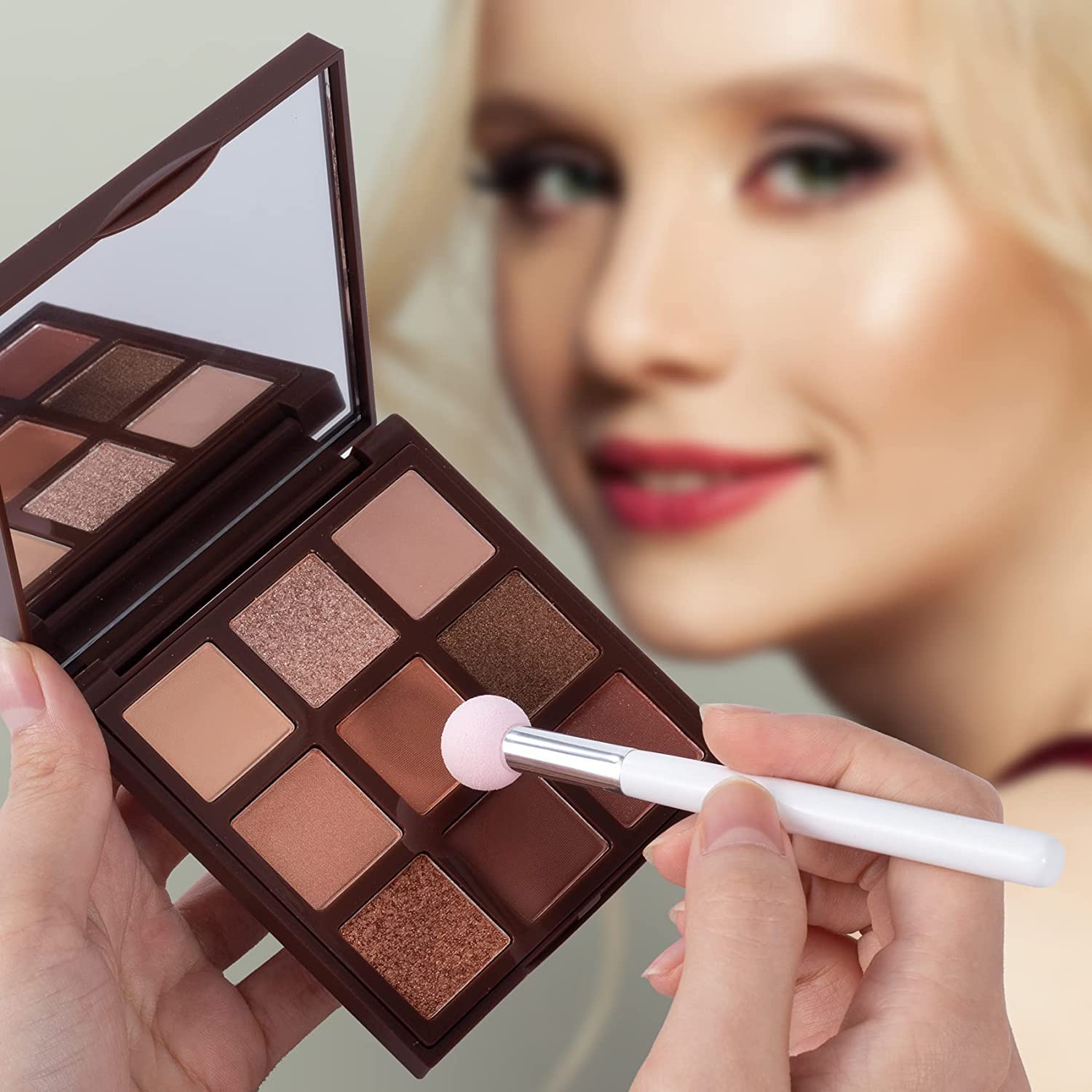 SALOCY Mushroom Powder Puff,6 Pieces Foundation Sponge Powder Puff Sponge Make Up Brushes, Concealer Brush Sponge for Women Girls…