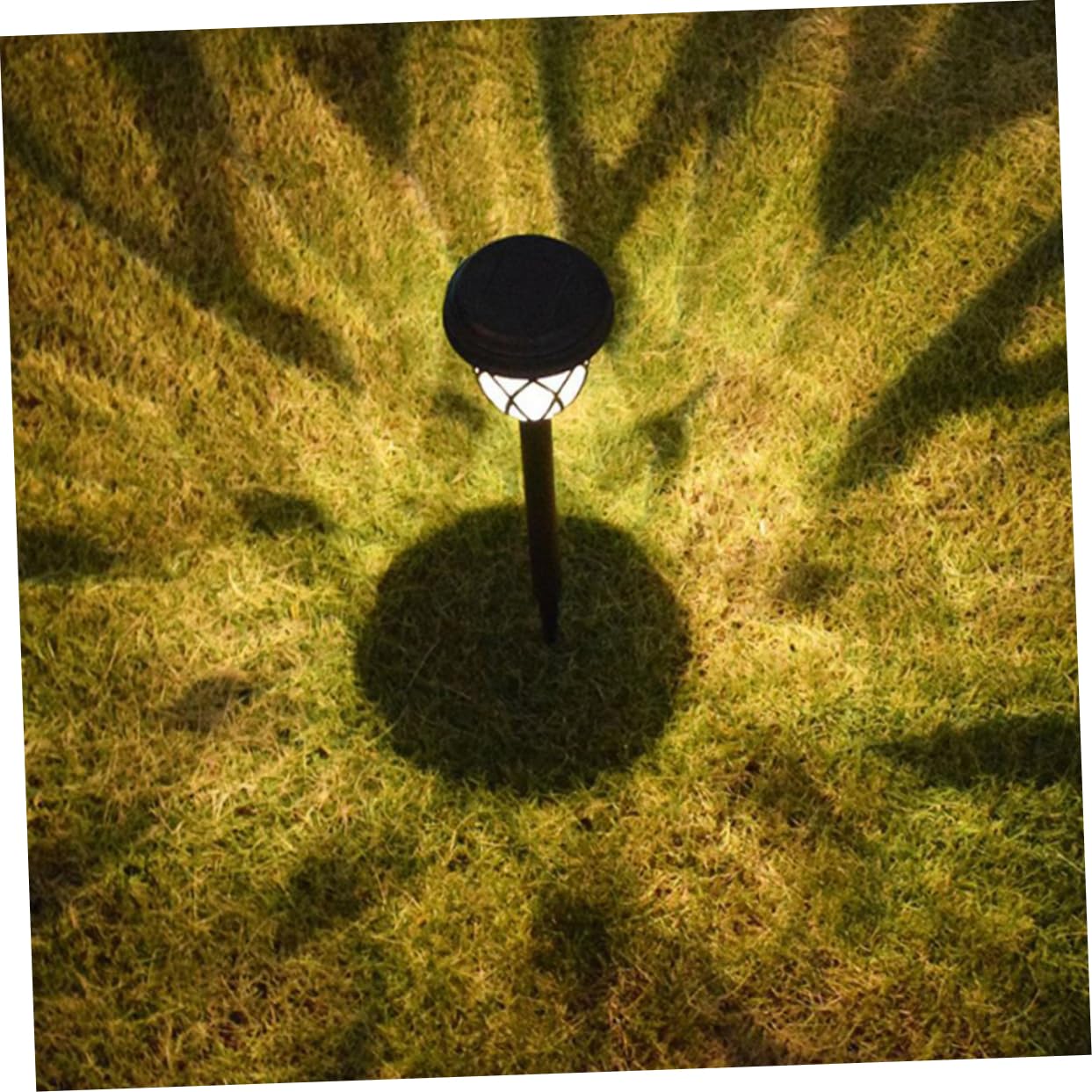 DOITOOL Outdoor Lanterns for Patio Waterproof Solar Power 6 Pack Garden Lights for Pathway and Lawn Decor