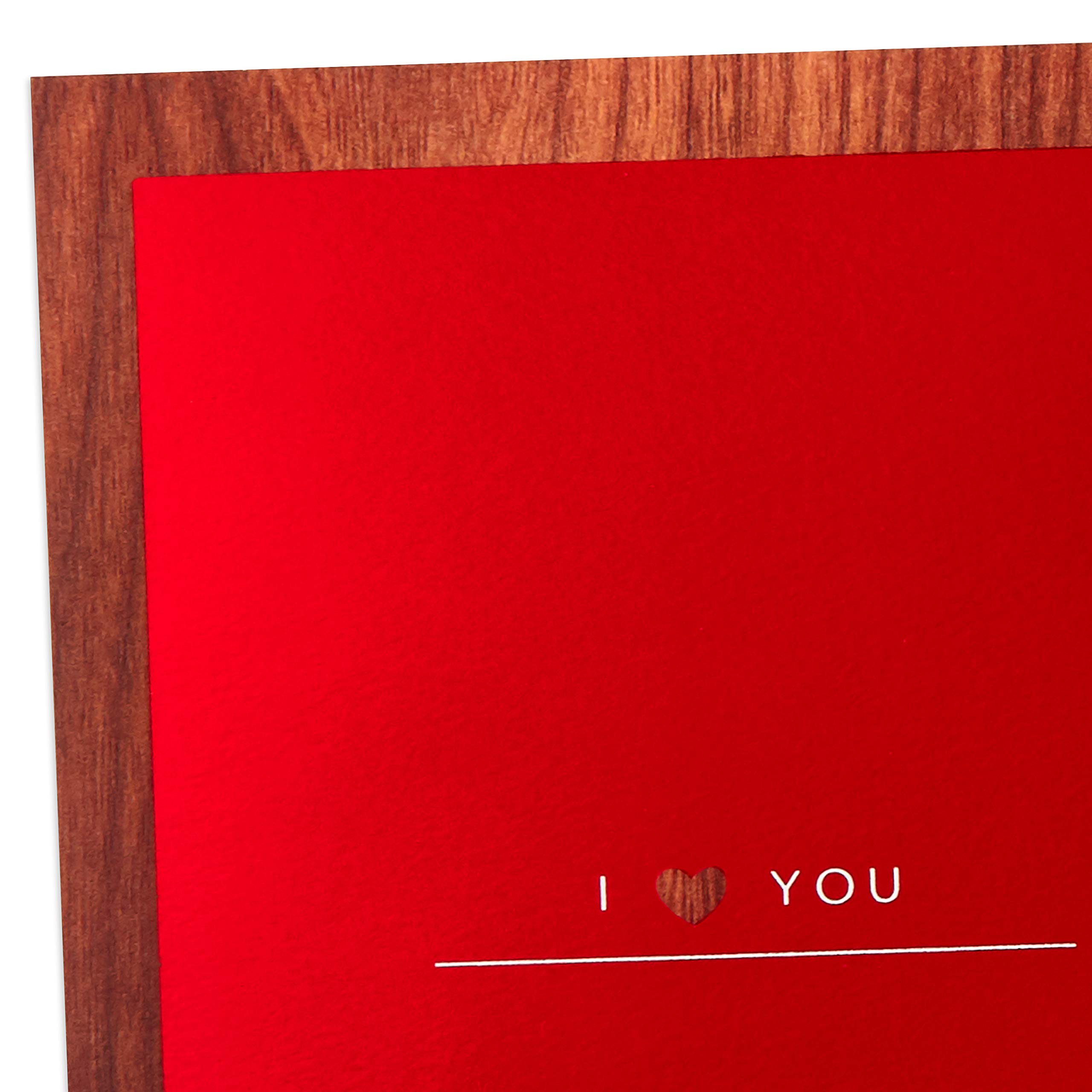 Hallmark Signature Paper Wonder Wood Pop Up Valentines Day Card (All My Heart)