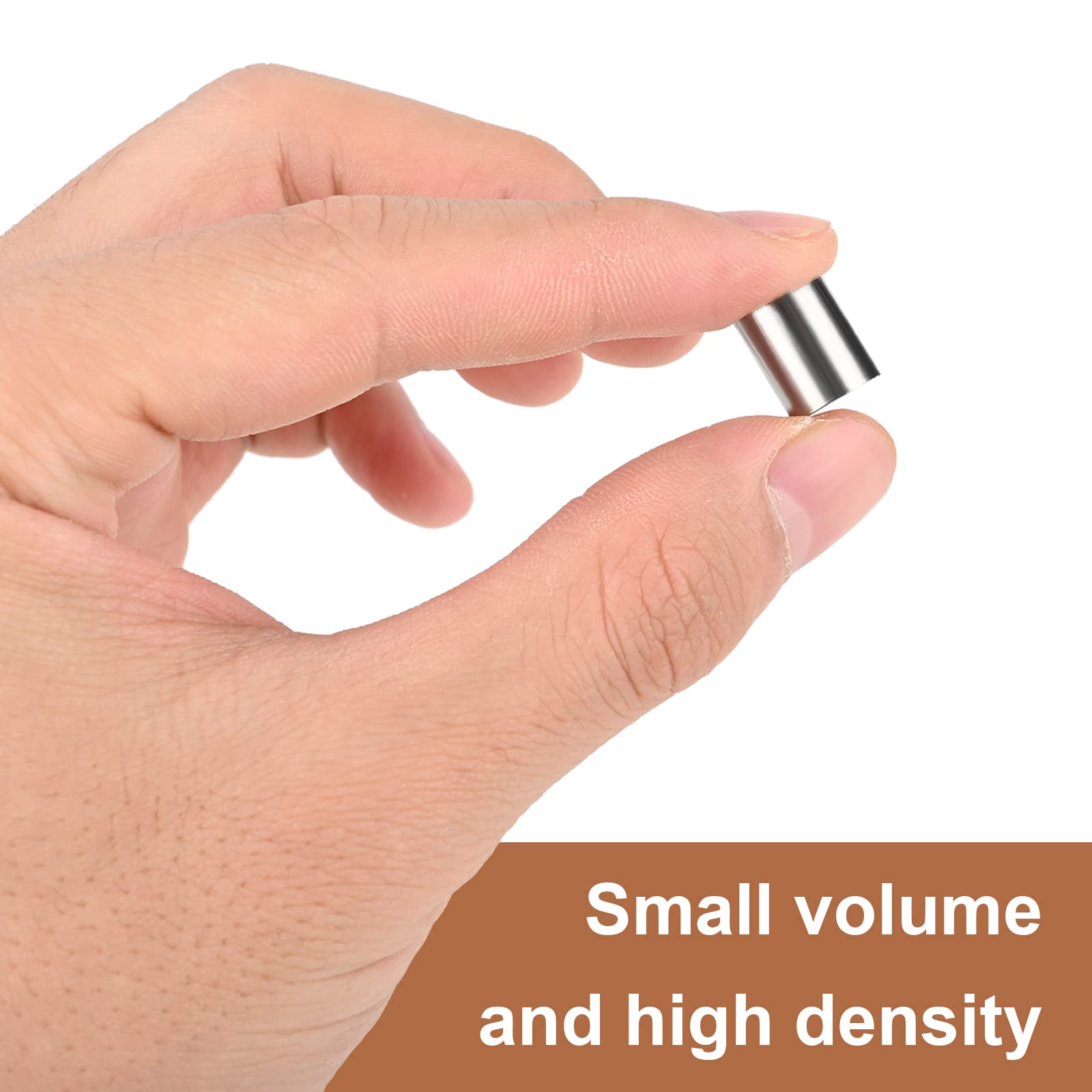VAIPI Pinewood Derby Weights 3.5 oz Incremental and Configurable 3/8 Inch Tungsten Weights for Pinewood Derby Cylinders Cars (14Pcs)