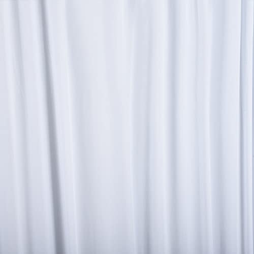 30 ft x 10 ft Wrinkle Free White Backdrop Curtain Panels, Polyester Photography Backdrop Drapes, Wedding Party Home Decoration Supplies