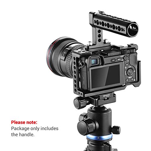 SmallRig Camera Top Handle Cheese Handle Grip with Built-in Shoe Mount for Camera Rig, Camera Cage 1638B