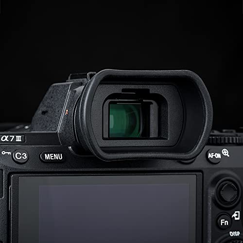 Soft Silicon Camera Viewfinder Eyecup Eyepiece Eyeshade for Sony A7RIV A7RIII A7III A7SII A7RII A7II A7S A7R A7 A9II A9 A58 A99II Eye Cup Protector Replaces Sony FDA-EP18 FDA-EP16 FDA-EP15