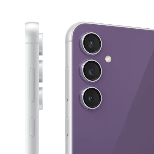 SAMSUNG Galaxy S23 FE Cell Phone (Purple) + $49.99 Buds FE (Graphite) 256GB Unlocked Android Smartphone w/ Long Battery Life and True Wireless Bluetooth Earbuds w/ Wing Tip Design, US Version, 2023