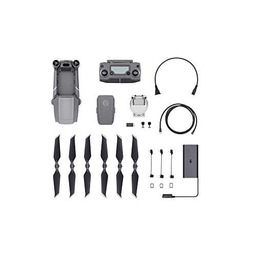 DJI Mavic 2 Pro - Drone Quadcopter UAV with Hasselblad Camera 3-Axis Gimbal HDR 4K Video Adjustable Aperture 20MP 1" CMOS Sensor, up to 48mph, Gray