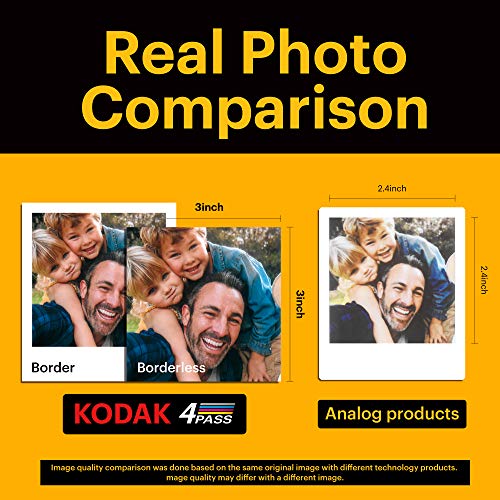 KODAK 4PASS Film Cartridge (3x3") for KODAK Mini 3 Retro and Mini Shot 3 Retro, 60 Sheets