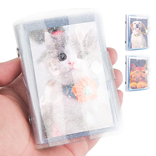 2Packs 36 Pockets 2x3 Photo Album for Fujifilm Instax Mini 12 11 9 Camera, Polaroid Snap, Z2300, SocialMatic Instant Cameras & Zip Instant Printer (White)