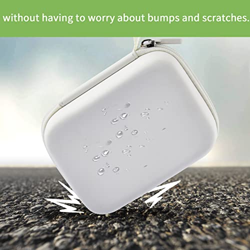 Case Compatible with Canon for Ivy/for Ivy 2 Mobile Mini CLIQ CLIQ+ CLIQ2 CLIQ+2 Instant Camera Printer, Wireless Bluetooth Portable Smartphone Printer, Mesh Pocket fits Paper & Cable, White