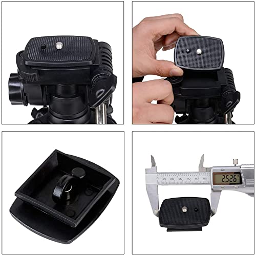 Mini Tripod for Camera,Zomei Travel Table Tripod with 3-Way Pan/Tilt Head 1/4 inches Quick Release Plate and Bag for DSLR Camera Tripod Carrying Bag