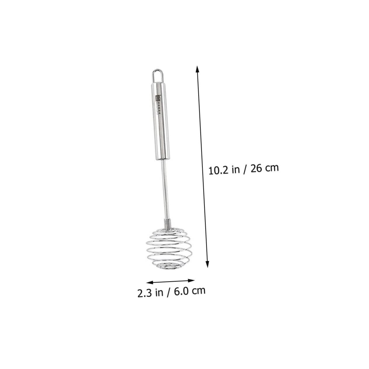SHOWERORO Stainless Steel Beater Whisk Hand-held for Cooking Whisk for Sauce Beverage Non Design