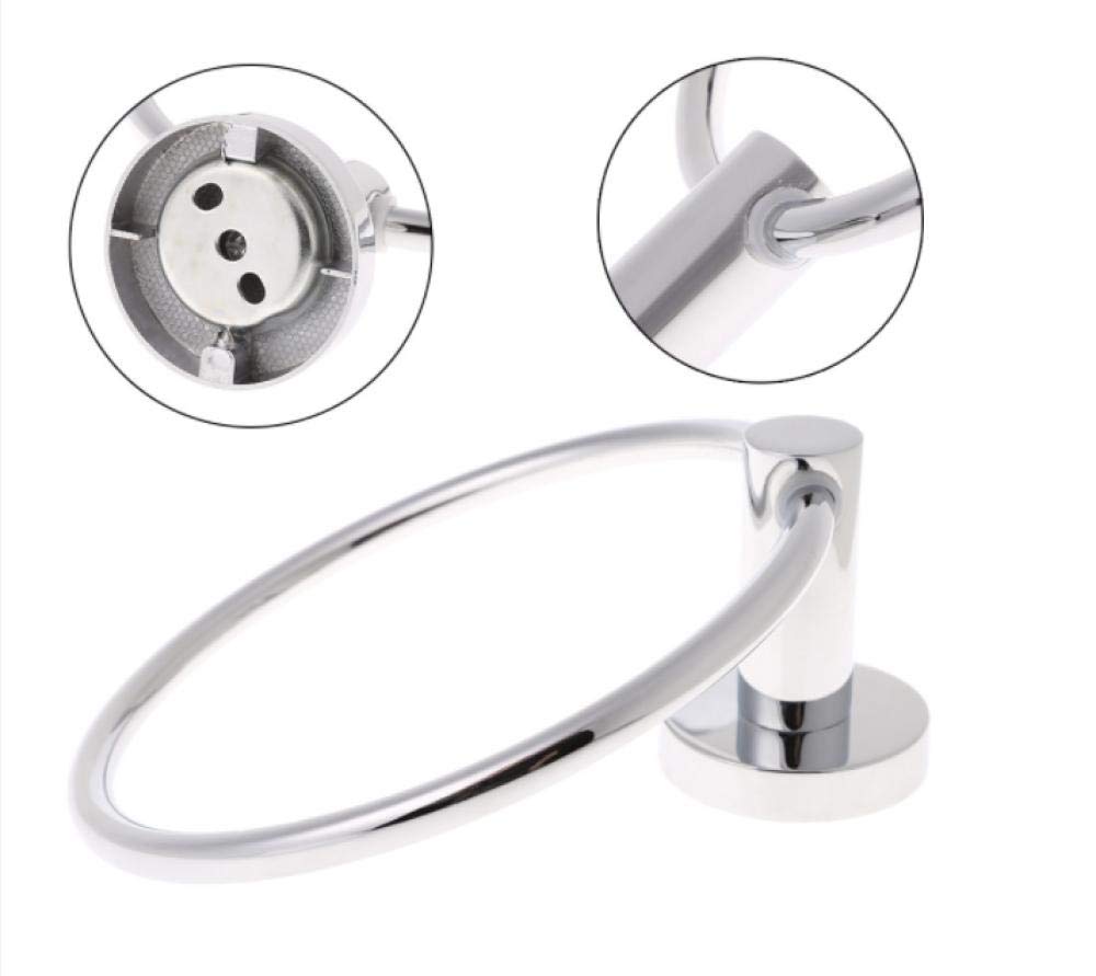 Towel Ring,Coat Hook,Towel Hooks,2Pcs Hand Towel Ring Round Wall Mounted Bathing Towel Rack Stainless Steel Towel Bar Ring Bathroom Accessories