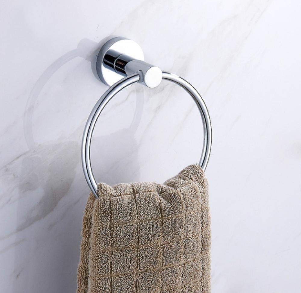 Towel Ring,Coat Hook,Towel Hooks,2Pcs Hand Towel Ring Round Wall Mounted Bathing Towel Rack Stainless Steel Towel Bar Ring Bathroom Accessories