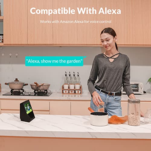 NETVUE Security Camera Outdoor, 1080P 2.4G WiFi Home Video Surveillance Waterproof Camera, Color Night Vision Wide View, Siren Alarm, Spotlight Camera, 24/7 SD Card Storage & Cloud, Support Alexa