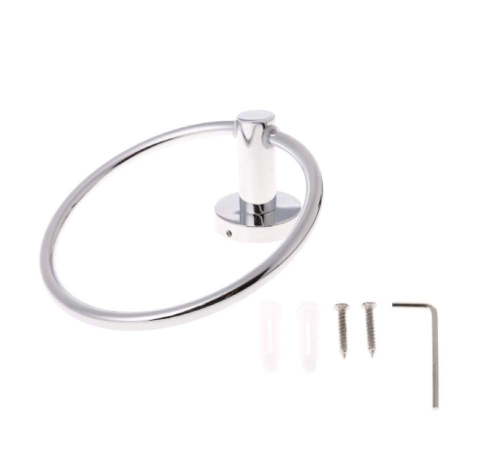Towel Ring,Coat Hook,Towel Hooks,2Pcs Hand Towel Ring Round Wall Mounted Bathing Towel Rack Stainless Steel Towel Bar Ring Bathroom Accessories