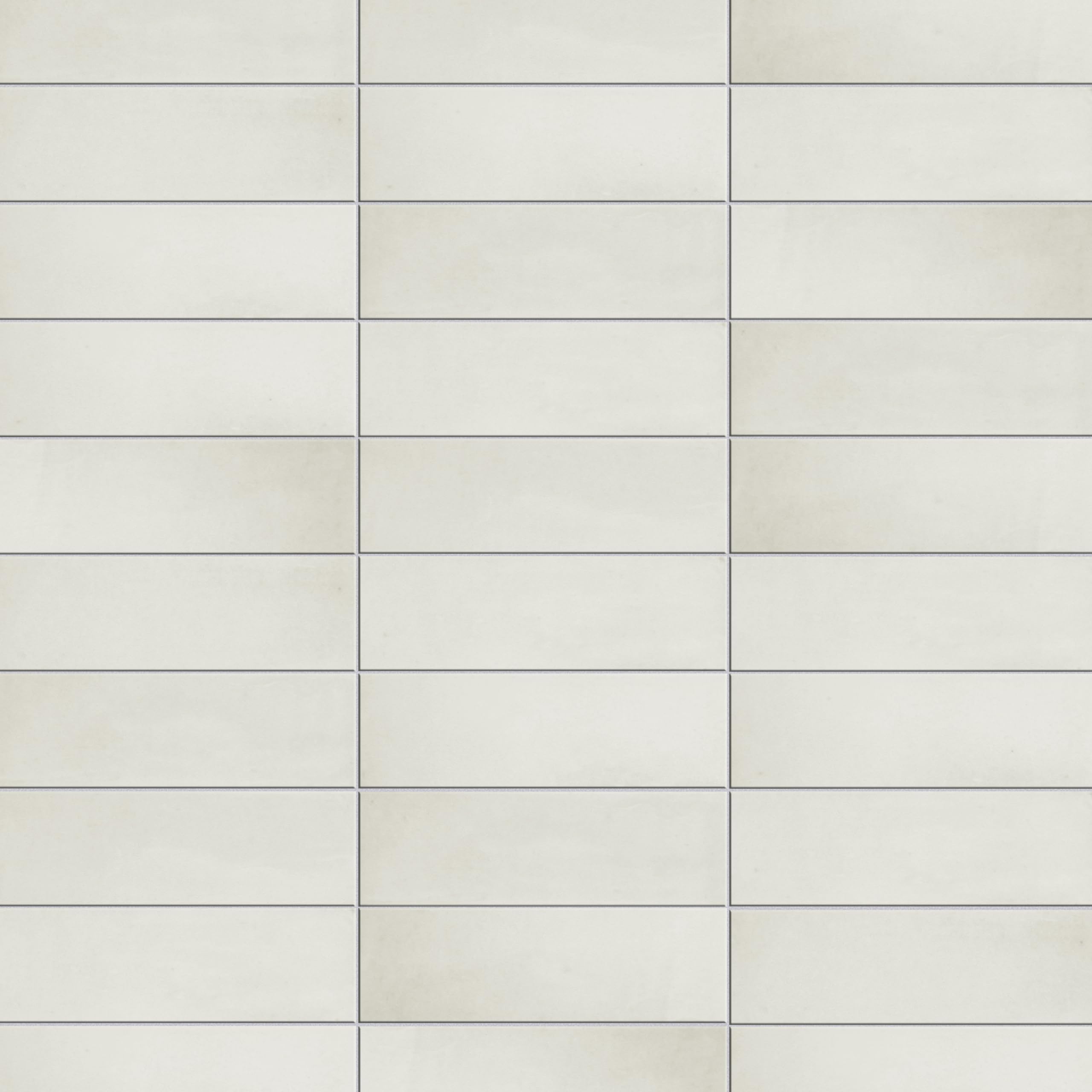 Merola Tile Coco Matte Cloud White 2" x 5-7/8" Porcelain Floor and Wall Tile