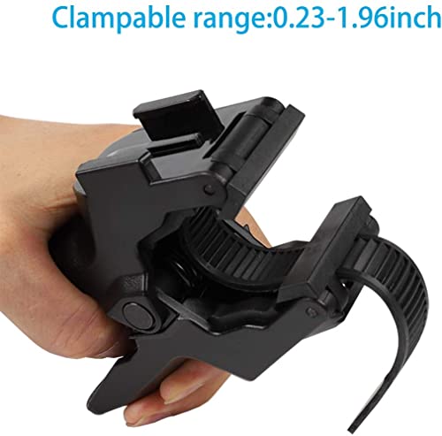 Jaws Flex Clamp Smartphone Mount with Adjustable Gooseneck(13 Sections) Compatible with iPhone Samsung,and GoPro Hero 9,8,7,6,5,4,, 3+, 2, 1, DJI Osmo Action Camera Mounts and Most Action Cameras
