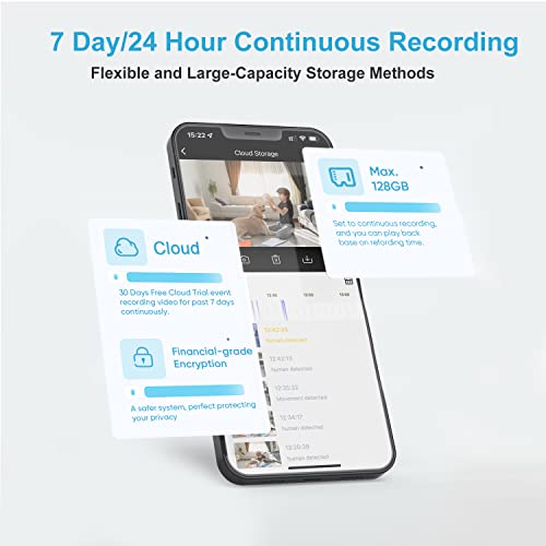 litokam Little elf Indoor Security Camera, 1080P Baby Monitor Camera with Phone App, WiFi IP Camera with Night Vision, 2-Way Audio, Motion Detection, Pet Cat Dog Cam - Compatible with Alexa, 2 Pack