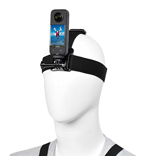 vgsion Camera Accessory Kit Chest Mount Wrist Strap Backpack Clip Mount for Insta360 One X3/ One X2/ Insta360 One RS/ Go2 Compatible with GoPro Hero 11/ Hero 9/ Hero 8/ Hero 7