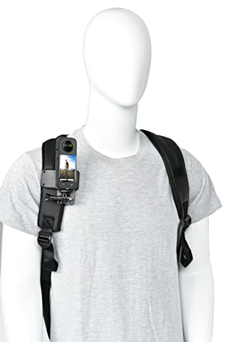 vgsion Camera Accessory Kit Chest Mount Wrist Strap Backpack Clip Mount for Insta360 One X3/ One X2/ Insta360 One RS/ Go2 Compatible with GoPro Hero 11/ Hero 9/ Hero 8/ Hero 7
