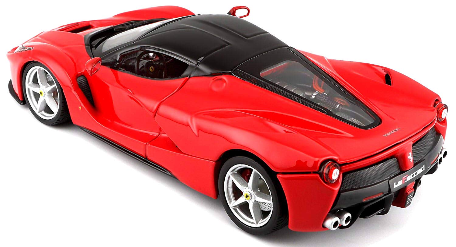 Bburago Ferrari Race and Play LaFerrari 1/24 Scale Diecast Model Vehicle Red