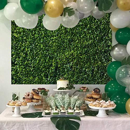 Art Studio 9x6ft Green Leaves Photography Backdrops Spring Nature Party Decoration Outdoorsy Theme Newborn Baby Shower Backdrop Wedding Photo Background Studio Props Booth Vinyl